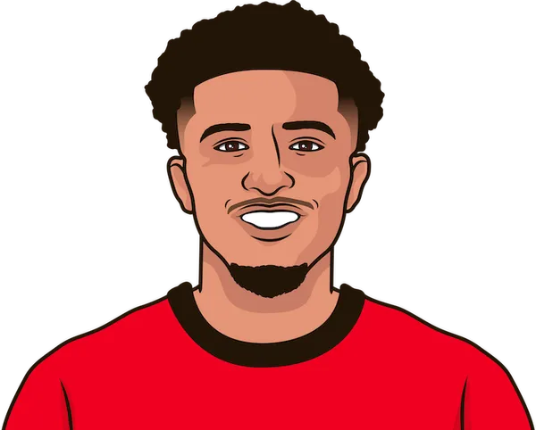 Jadon Sancho Running Stats Compared To Man Utd Players | StatMuse