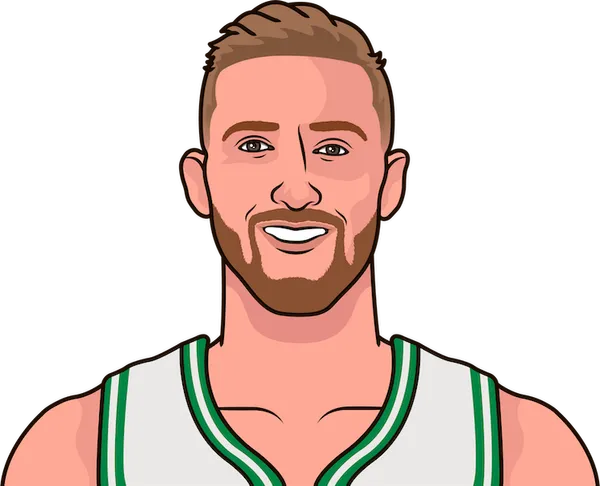 Sam Hauser Last 20 Games Without Porzingus Vs Knicks | StatMuse