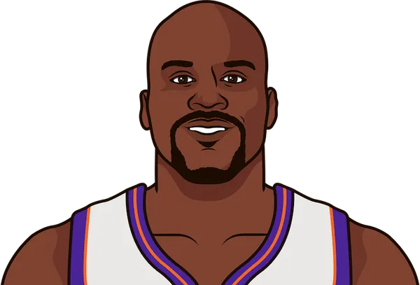 How Many Seasons Did Shaq Play With Suns | StatMuse